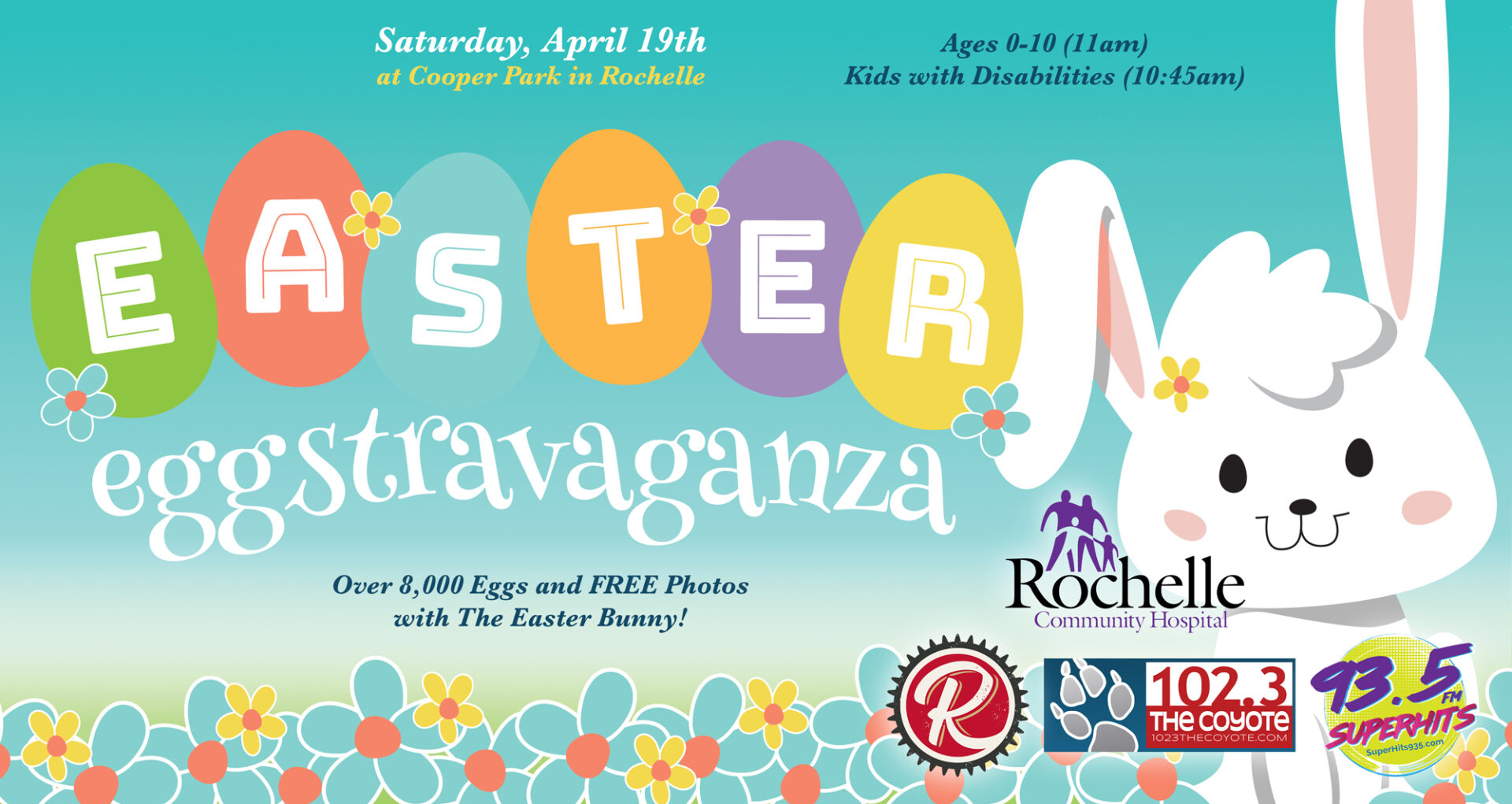 Easter Eggstravaganza Returns to Cooper Park in Rochelle - 102.3 The Coyote