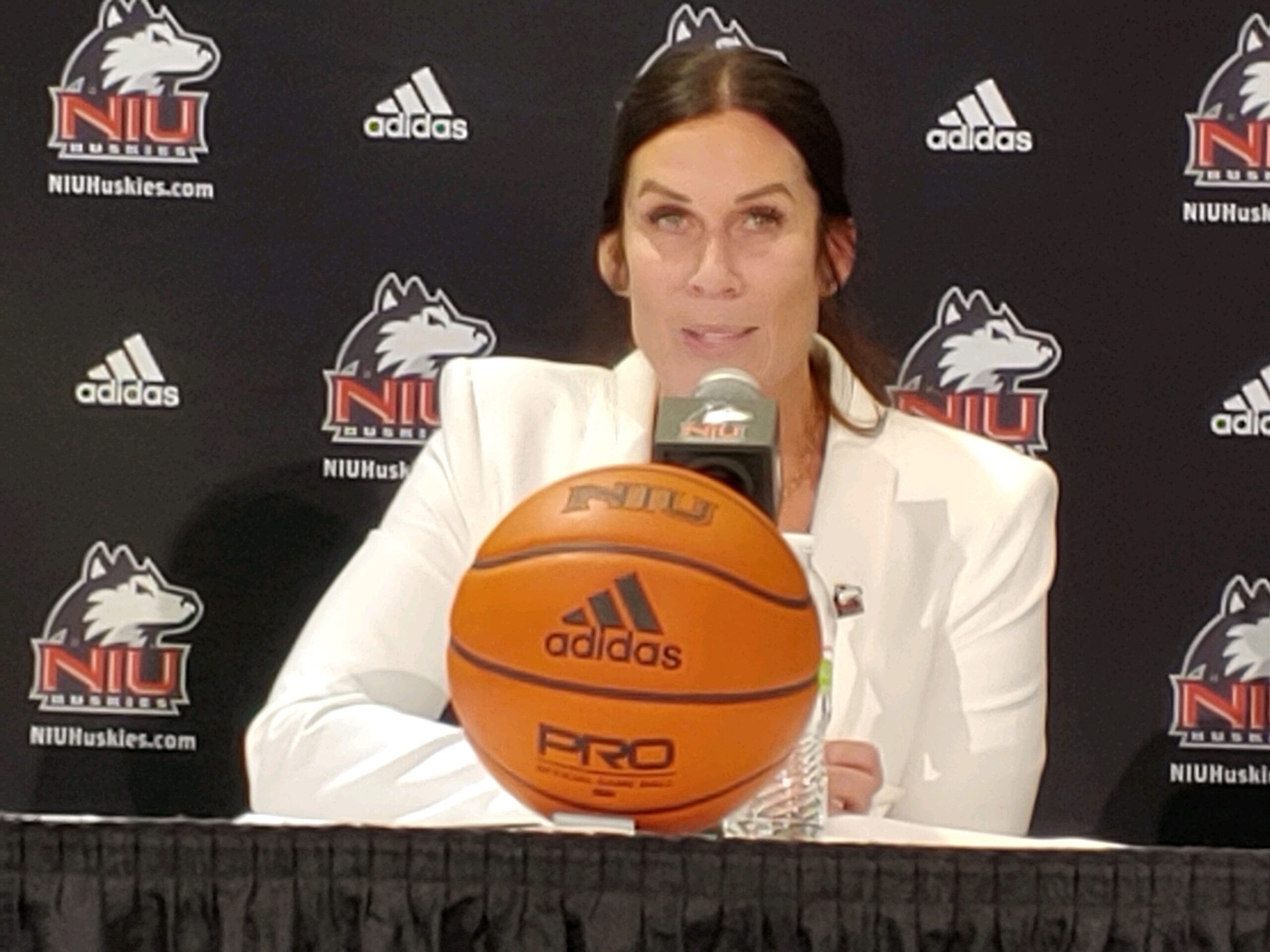 NIU Officials Introduce New Women's Head Basketball Coach Jacey Brooks ...