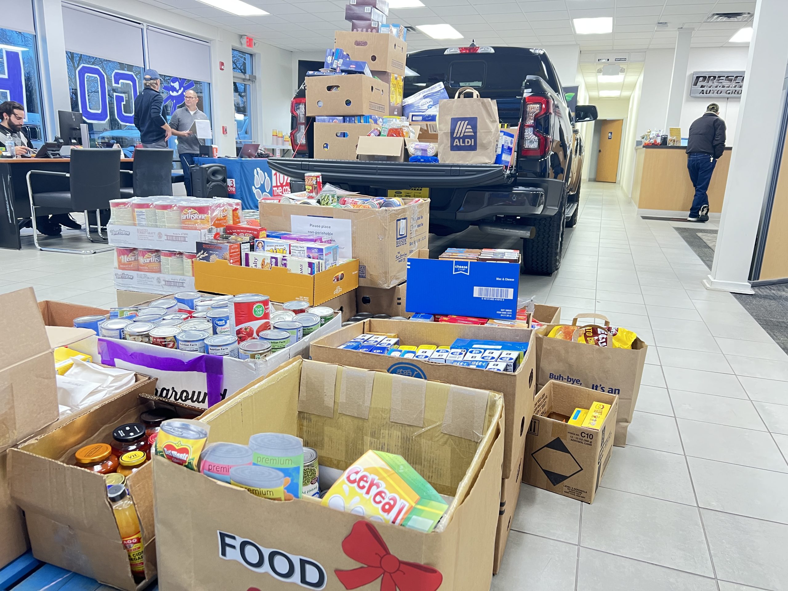 Two Ton Food Drive Underway At Prescott Brothers Ford - 102.3 The Coyote